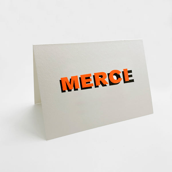 carte merci/merde orange – SUPEREDITIONS